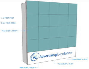 10 Foot Video Wall Rental - LED Exhibit Booths - Video Wall Rentals