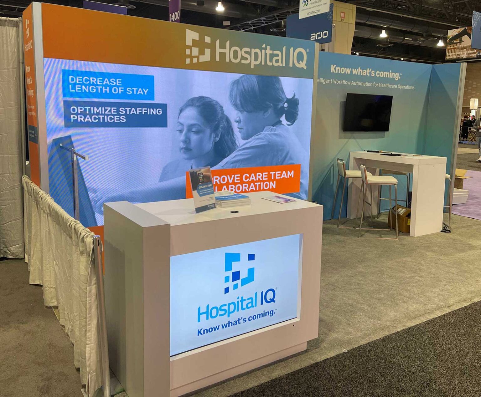 Video Wall Booth Examples - LED Exhibit Booths