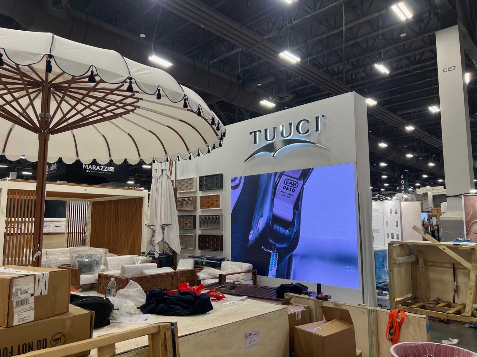 30x40 Video Wall Booth - Big Screen Video Wall Booth Rentals